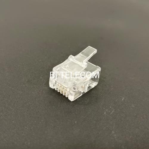 Jual konektor rj11/ pin rj11 / konektor telepon 4pin/ konektor kabel ...
