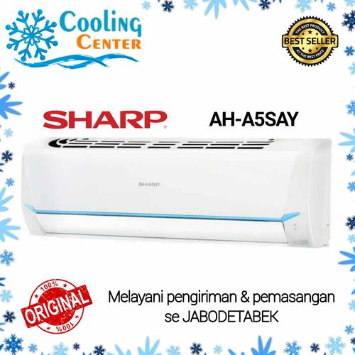 Jual AC SHARP 1/2 pk THAILAND AH - A 5 SAY Harga Unit Only AC SHARP 0.5 ...