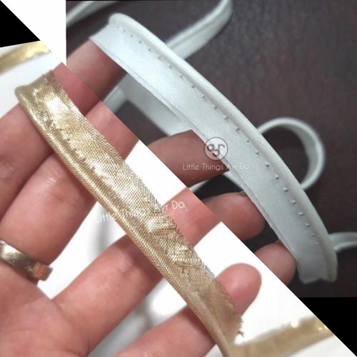 Jual Bisban List Isi Putih Gold Silver Meteran - Aplikasi Aksesoris ...