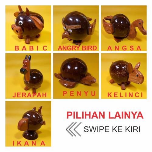 Jual CELENGAN UNIK DARI BATOK KELAPA KARAKTER HEWAN - AYAM - Kab. Bantul - marem.project | Tokopedia
