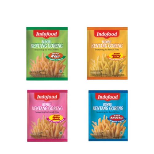 Jual INDOFOOD BUMBU KENTANG GORENG RASA KEJU BARBEQUE BARBEKIU PEDAS ...