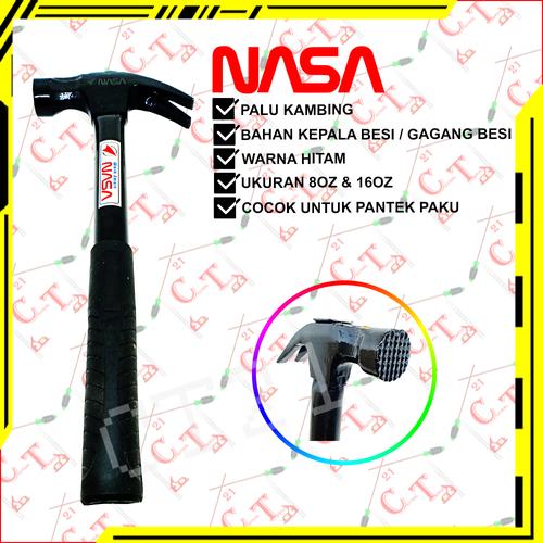 Jual Palu Kambing - Palu Besi - Palu Gagang Besi 8-16 OZ Nasa - 16OZ ...