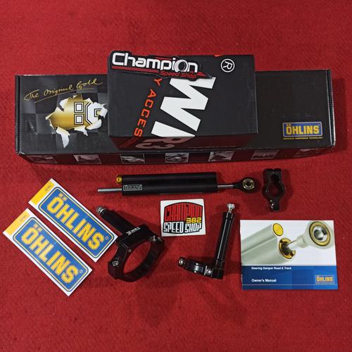 Jual Steering Damper Stabilizer Stang OHLINS SD 007 Black Bracket WR3 ...