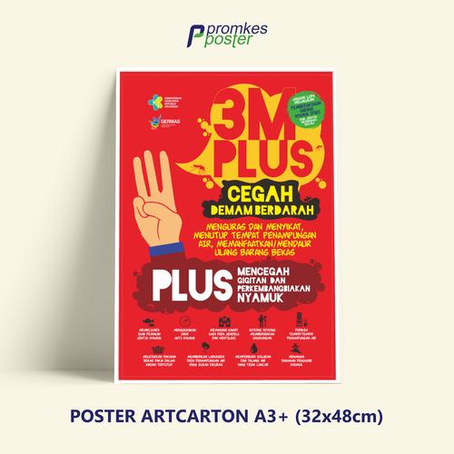 Jual Poster Kesehatan 3M Plus Cegah Demam Berdarah - Kab. Tangerang ...