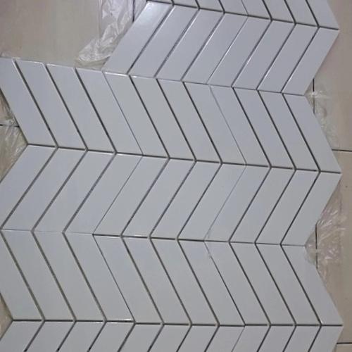 Jual keramik mosaic chevron putih glossy - eleganza - Jakarta Barat ...