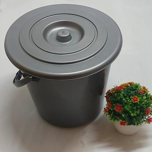 Jual EMBER TIMBA TUTUP GAGANG PLASTIK 3 GL SILVER - Kota Surabaya ...