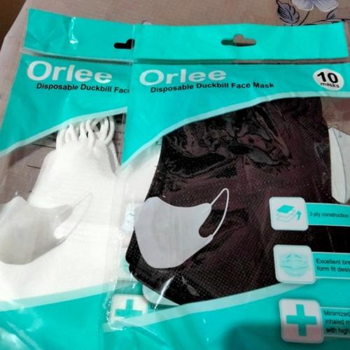 Jual masker duckbill 3D orlee 3 ply masker 3ply Earloop medis isi 10pcs ...
