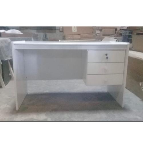 Jual Meja Kerja Kantor Belajar 1/2 Biro Kayu Padat Solid (WARNA PUTIH ...