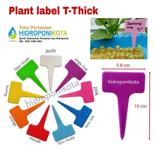 Jual plant label - label tanaman - penanda tanaman - Biru Muda - Kota ...