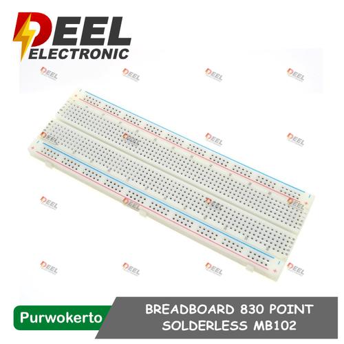 Jual BREADBOARD MB102 830 POINT SOLDERLESS PCB BREADBOAR PROJECT PROTOTYPE - Kab. Banyumas ...