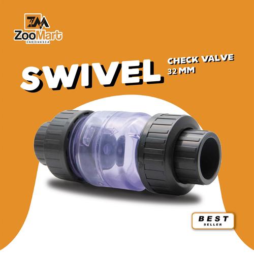 Jual SWIVEL Check Valve 32mm / Reef Check Valve / Check Valve Aquarium ...