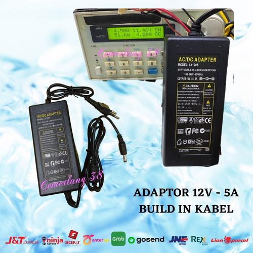Jual Adaptor 5A 12V ADAPTOR DC 12V 5A POWER SUPPLY 12 VDC 5 A BUILDIN ...
