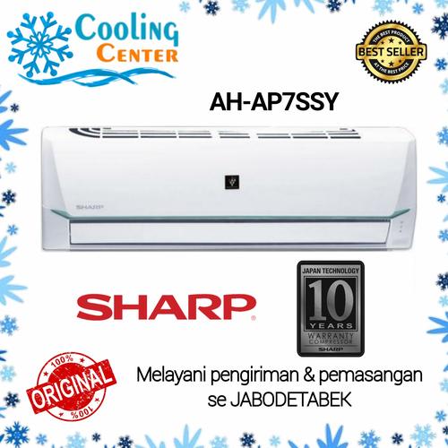 Jual AC SHARP AH - AP 7 SSY PLASMA CLUSTER 3/4 PK + PASANG INSTALASI - Jakarta Timur - COOLING ...