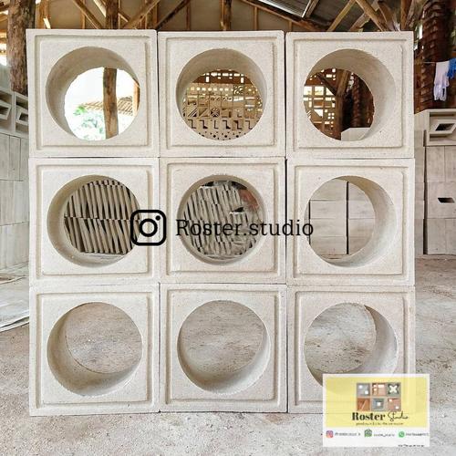 Jual Roster / loster bulat list putih 20 x 20cm - Kota Bogor - roster ...