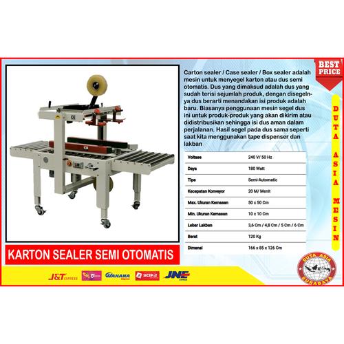 Jual MESIN SEGEL KARTON ATAU KARDUS KEMASAN SEMI OTOMATIS - Kota ...