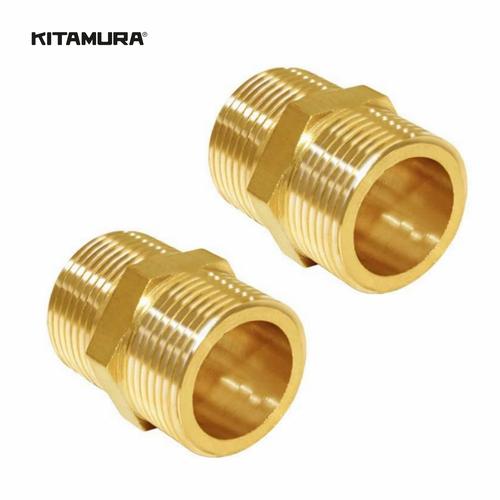 Jual Double Nipple Brass 1/2" Double Nepel Kuningan 1/2 x 1/2 - Jakarta Barat - Kitamura Part ...