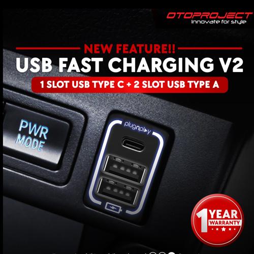Promo USB FAST CHARGING V2(SLOT USB TYPE C) ALL NEW TOYOTA DAN ...
