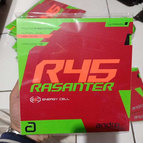 Jual KARET TENIS MEJA ANDRO RASANTER R45 ORIGINAL - Hitam - Jakarta ...