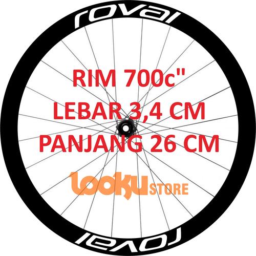 Jual stiker rim ROVAL CLX decal sticker sepeda road bike mtb fixie ...