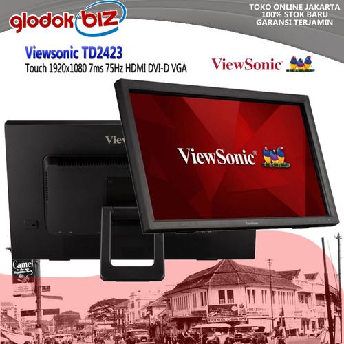 Jual Viewsonic TD2423 24" Touch 1920x1080 7ms 75Hz HDMI DVI-D VGA ...