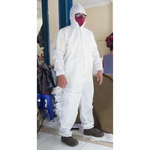 Jual baju hazmat apd waterproof 75gsm - pink baby, XL - Jakarta Timur ...