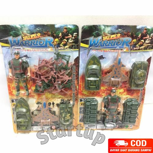 Jual Mainan Anak Tentara Perang Super Warior / Mainan Tentara Perang ...