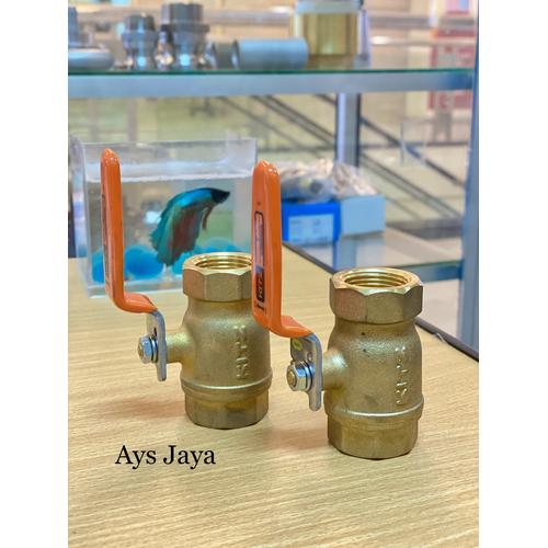 Jual Ball Valve / Stop Kran Kuningan / Brass Drat 1 1/2 " KITZ ORIGINAL - Jakarta Barat - AYS ...