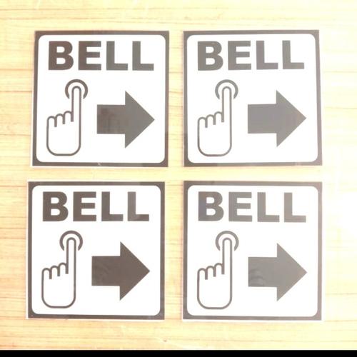 Jual SIGN STICKER K3 RAMBU SAFETY BELL - 10x10 - Jakarta Barat ...