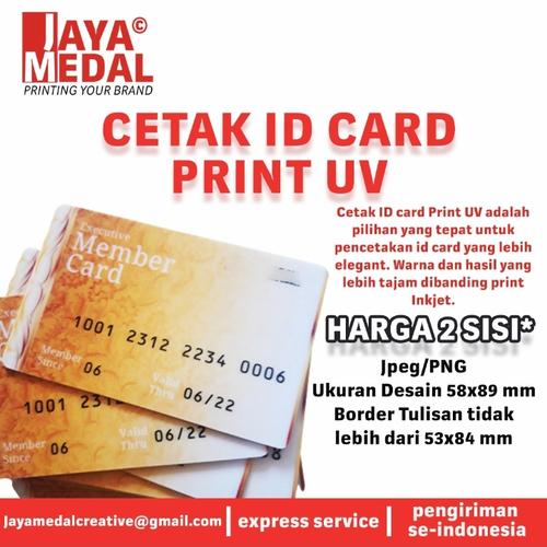 Jual Cetak Id Card UV Premium quality - 2 sisi - Kab. Tangerang - Jaya ...