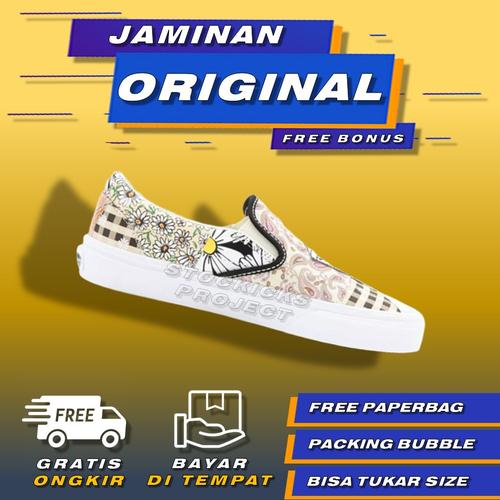 Promo Vans Slip On Meadow Patchwork Original Sepatu Vans Slip On ...