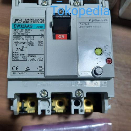Jual ELCB Fuji EW32AAG EW 32 AAG 3POLE 10-30A 30MA FUJI ELECTRIC - 20A - Jakarta Pusat - Indo ...