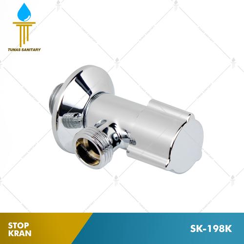 Jual Stop Keran Kran Angle Valve Kuningan Brass 1/2" Kloset Bidet SK ...