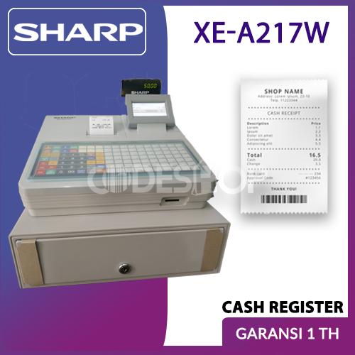 Jual MESIN KASIR SHARP XE-A217W / 217 W CAFE RESTO ORIGINAL - Kota Surabaya - Toko Kasir by ...
