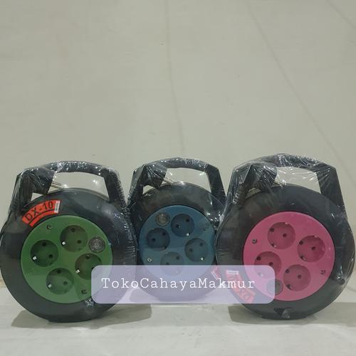 Jual Kabel Roll/Stop Kontak/Kabel Box 10m 10meter + Lampu Indikator ...