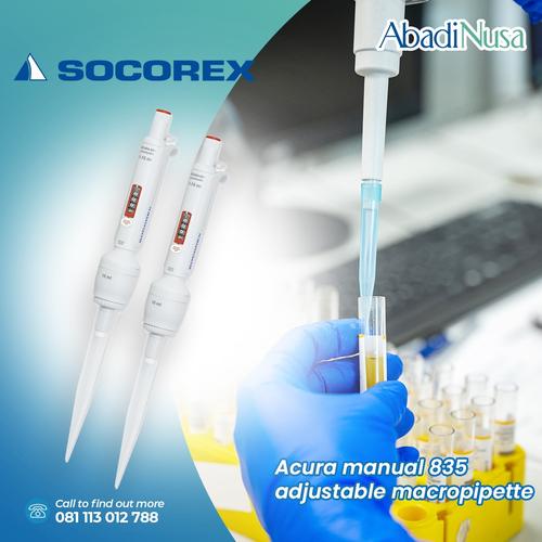 Jual Pipet Socorex Acura Manual 835 Adjustable Volume Macropipette - 0. ...