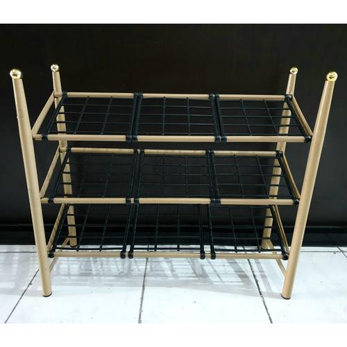 Jual RAK SEPATU SENDAL BESI BUKAN PLASTIK / KAYU 3 SUSUN - Kota Bandung ...