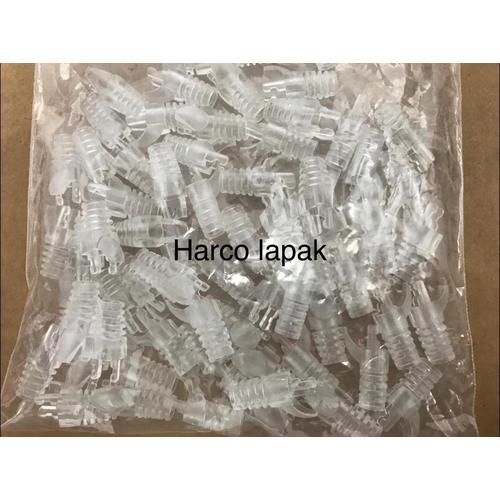 Jual Plug Boot RJ45 Transparan /Plug Boot Belden cat6/Plug Boot RJ45 ...