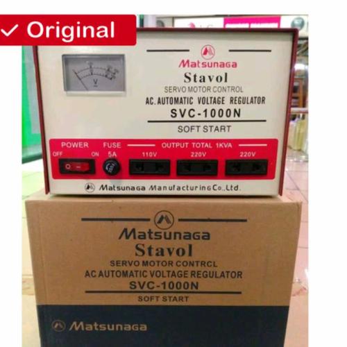 Jual Stavol / Stavolt / Stabilizer 1000VA MATSUNAGA (Servo Motor ...
