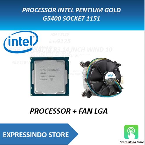 Jual Processor Intel Pentium Gold G5400 Tray + Fan - Jakarta Pusat - Expressindo Store | Tokopedia
