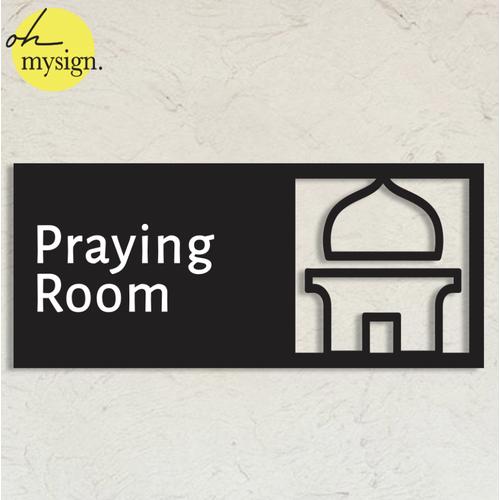Jual Praying Room Sign Akrilik Acrylic Sign Musholla Modern - Jakarta ...
