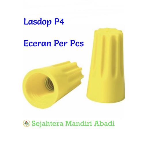 Jual Lasdop P4 4mm Kuning Eceran Per Pcs Penutup Sambungan Kabel - Kota ...