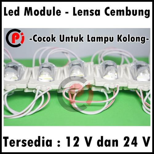 Jual Led Module Lampu Kolong Model Lensa Cembung Modul 1.5 Watt Putih ...