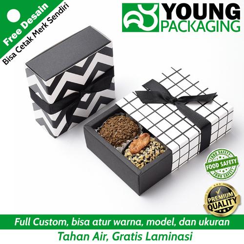 Jual Sliding box kemasan custom bahan art paper laminasi food grade ...