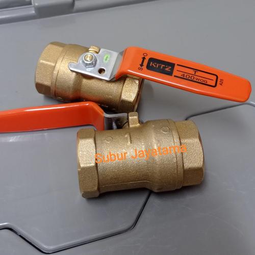 Jual Ball Valve Stop Kran KITZ Kuningan Bronze 1 " inchi DN 25 400 WOG - Jakarta Barat - Subur ...