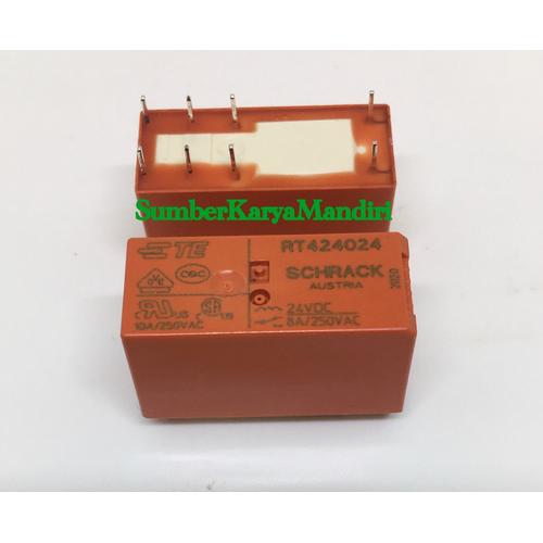Jual Relay Schrack Austria RT424024 24Vdc 8A 8Pin - Jakarta Barat ...