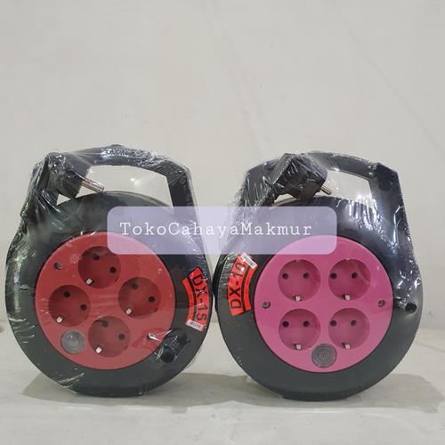 Jual Kabel Roll/Stop Kontak/Kabel Box 10m/15m + Lampu Indikator Dexta ...