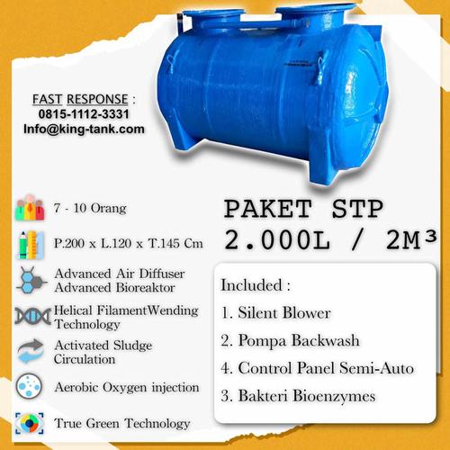 Jual IPAL 2m3 Tangki STP - Jakarta Barat - Rumah Fiberglass | Tokopedia