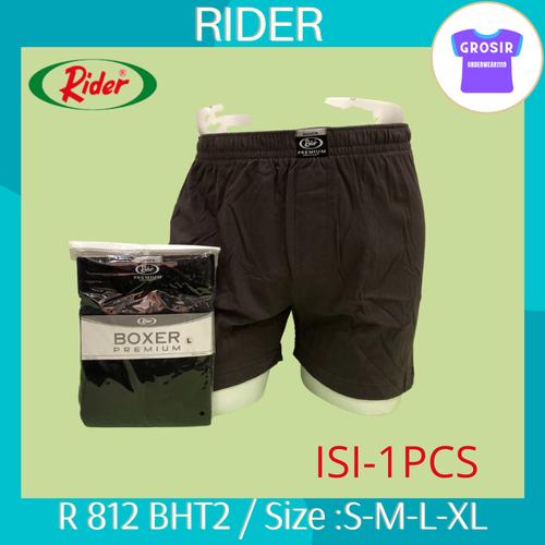 Jual Celana Boxer Pria Rider Premium R 812 B ISI-1PCS Bahan katun ...