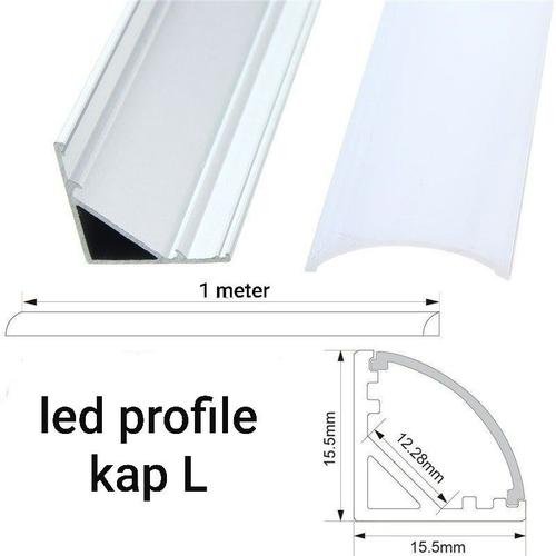 Jual Cover LED STRIPE Casing Housing LED Strip Rigid Alumunium L 1 Meter - Jakarta Pusat ...