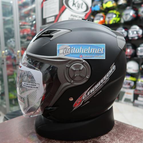 Jual NHK Gladiator Black Matt 2Visor - Kab. Sleman - yogyakarta helmet ...